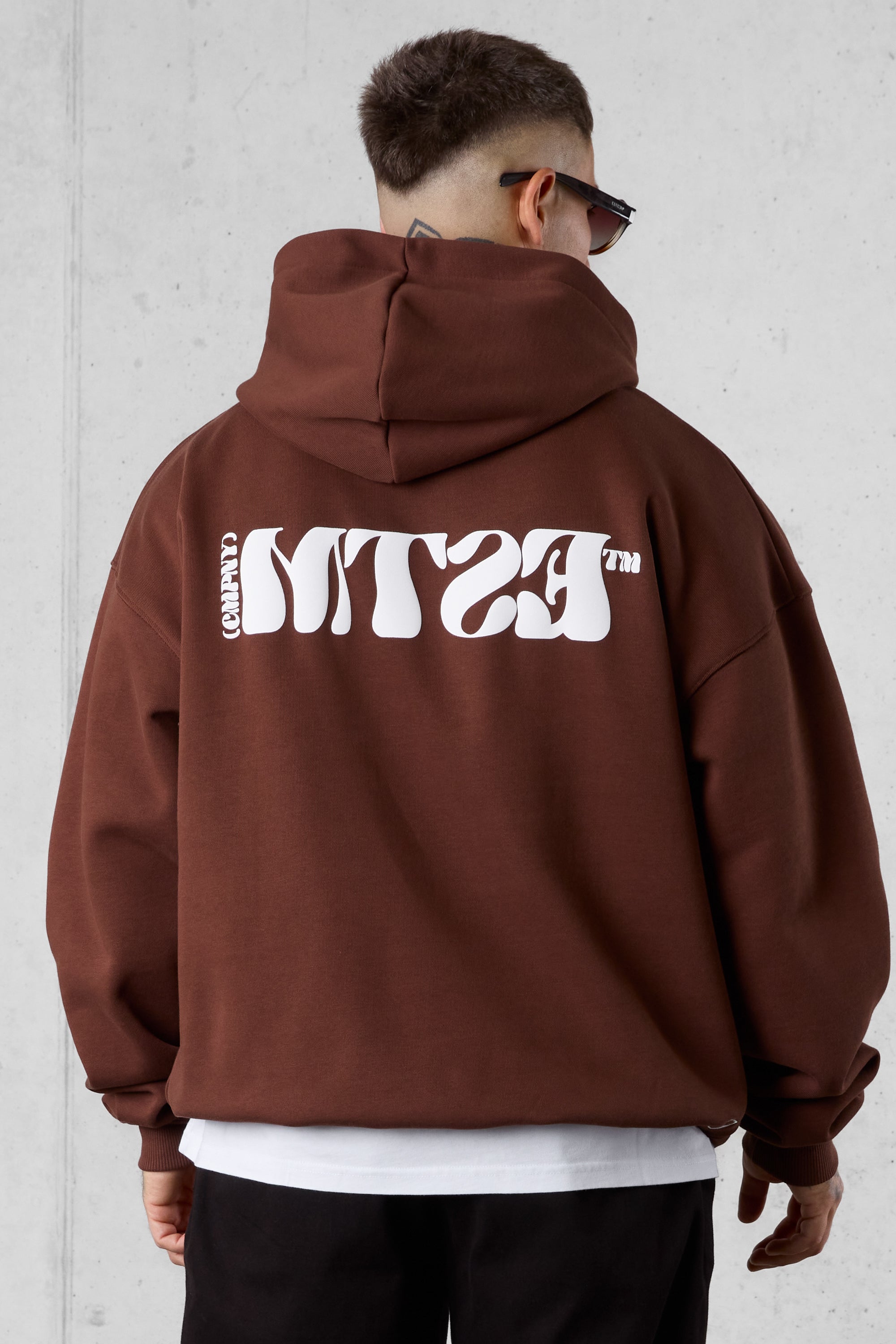 ESTEEM Hoodie Herren Oversize Braun – ESTEEM Clothing